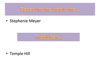 Presentacion De Crepusculo Para Ingles Version2003 | PPT