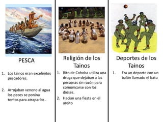 Aprendiendo sobre los Taínos con 6 Flash Card | PDF