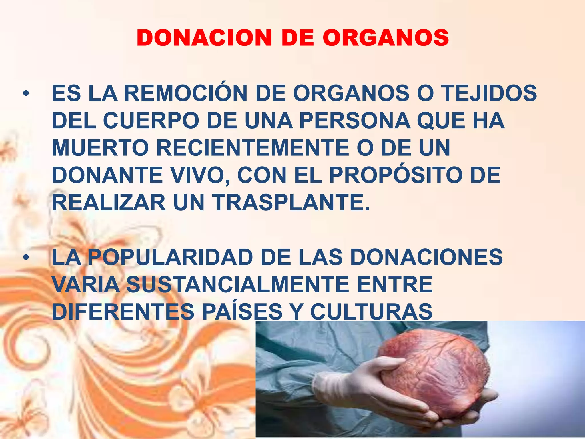 donacion de organos | PPT