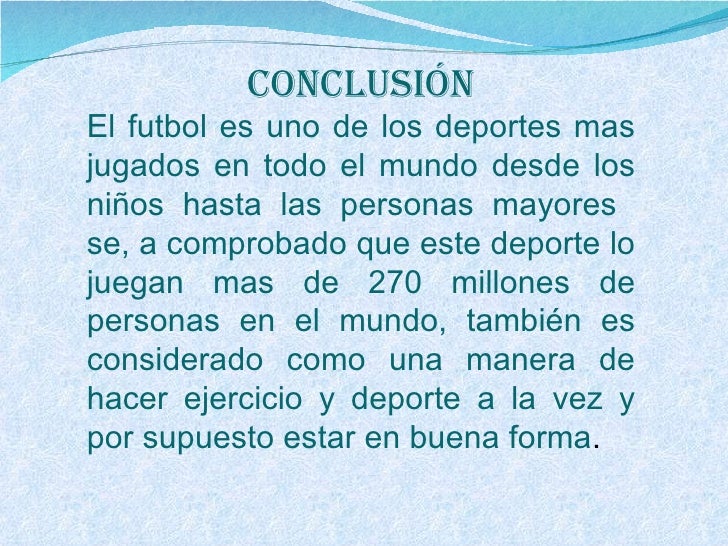 Presentacion de futbol