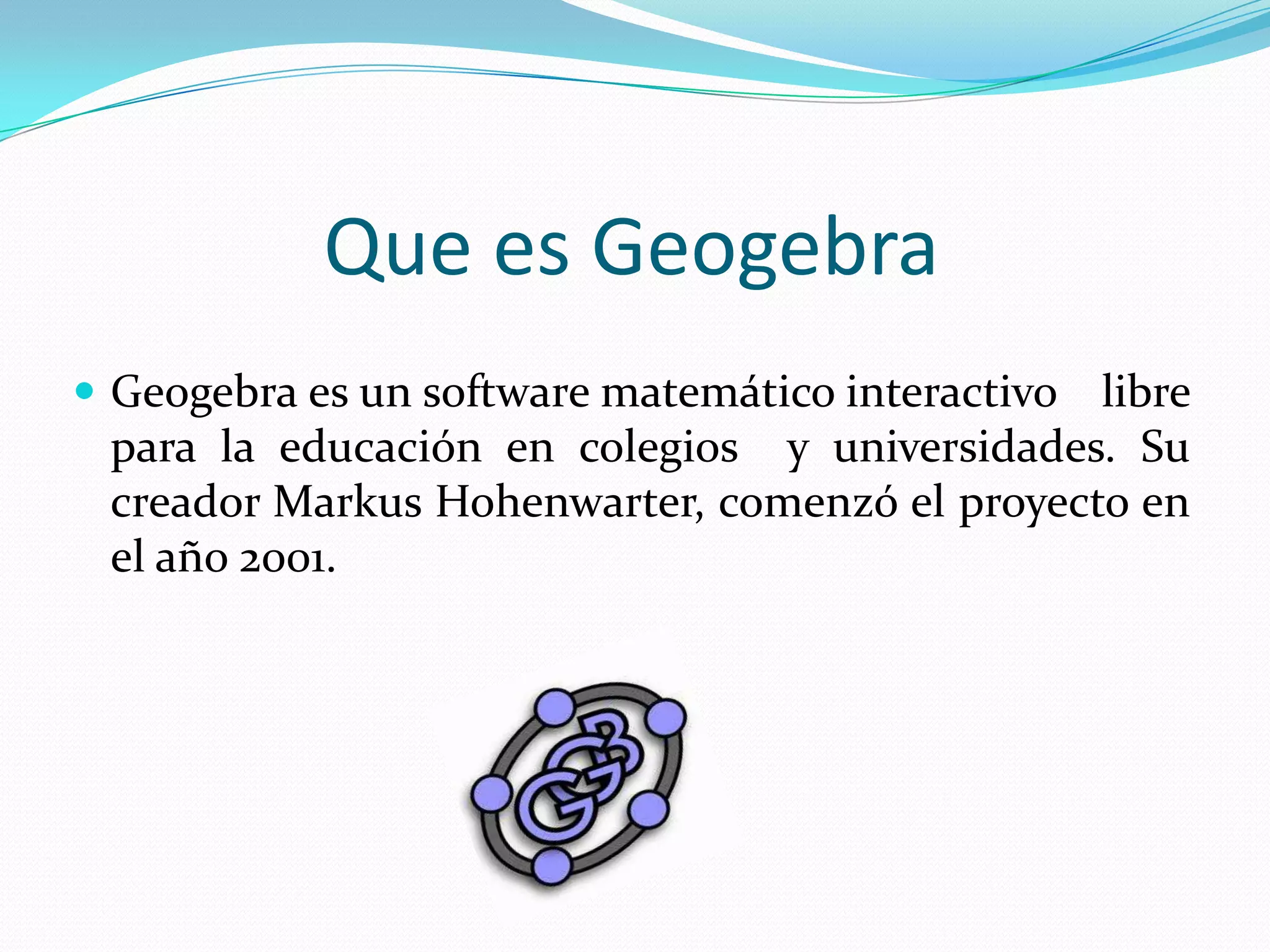 Presentacion de geogebra | PPTX