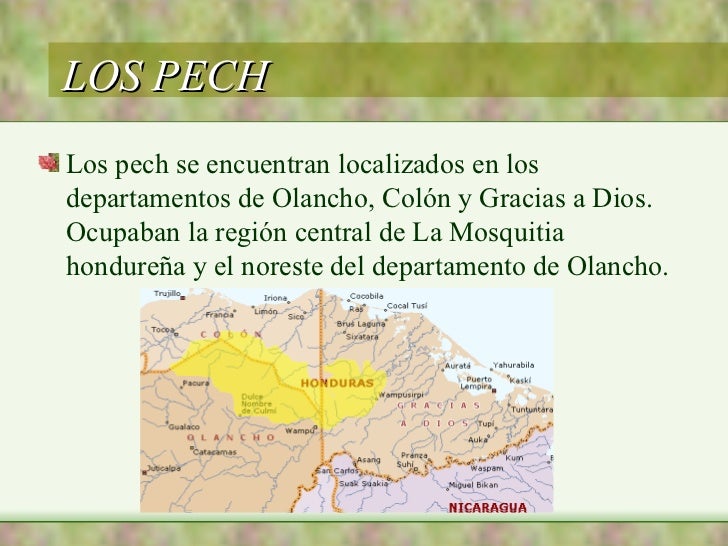 ETNIAS PECH Y CHORTIS DE HONDURAS