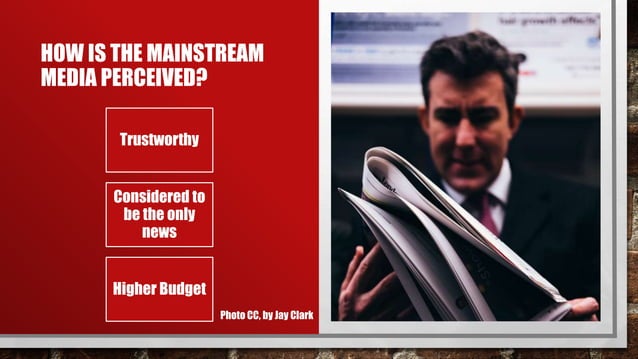 Presentacion de informatica - Mainstream Media VS the Alternative News ...