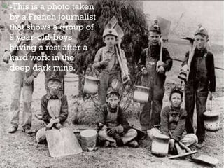 childhood at the Industrial Revolution: Child Labour | PPS