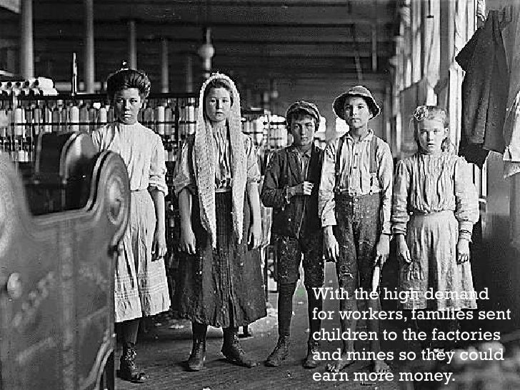 childhood at the Industrial Revolution: Child Labour