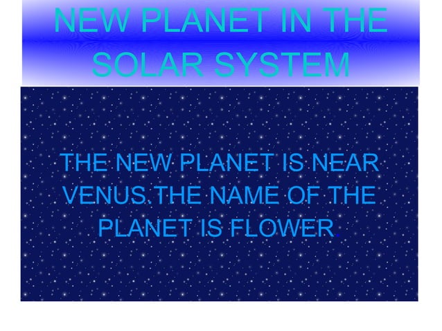 A new planet | ODP