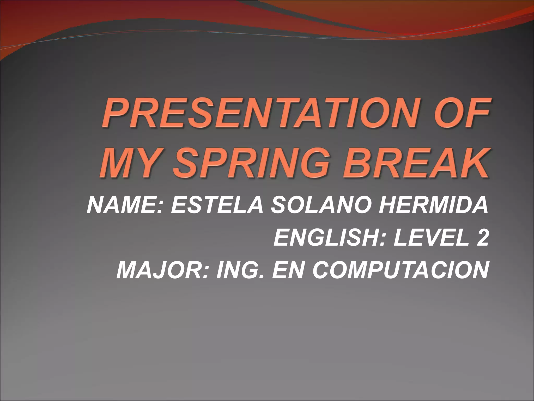 Presentacion de ingles | PPT