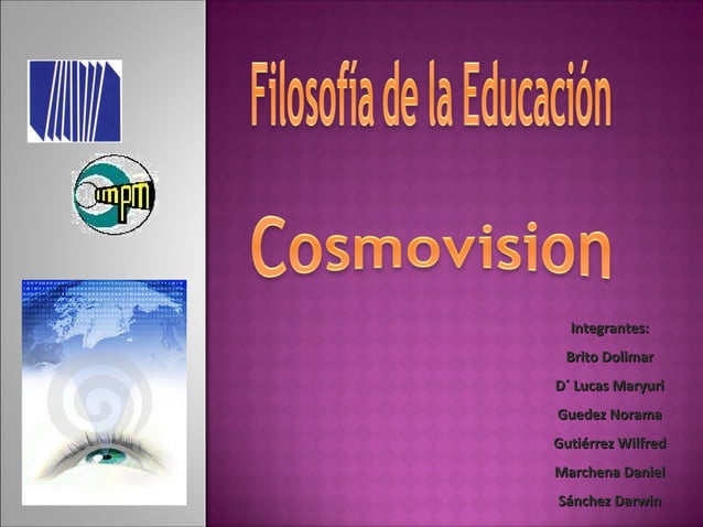 Presentacion de la cosmovisión | PPT