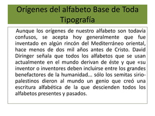 Presentacion de la historia de la tipografia. | PPTX