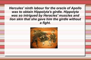 The ninth labour | ODP