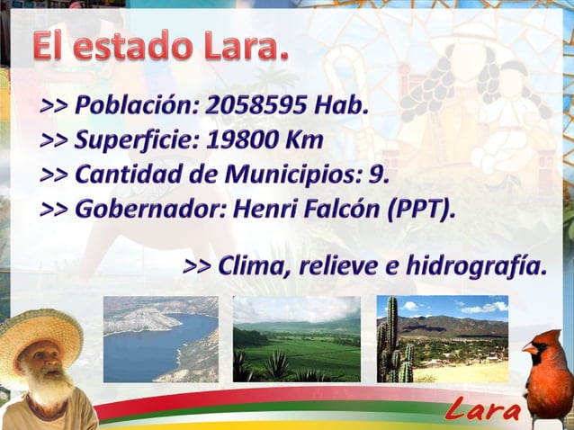 Presentacion del estado lara | PPT