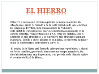 El hierro | PPTX