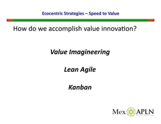 Speed to Value - Bill Dominguez | PPT