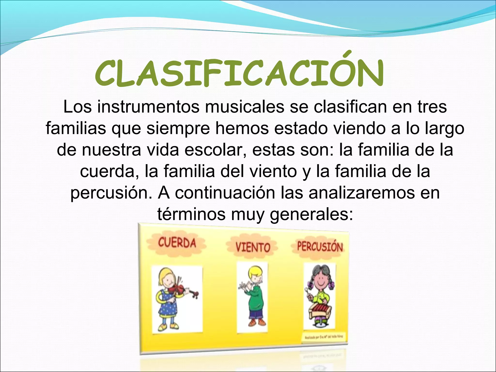 Presentación de los instrumentos musicales | PPT | Music | Entertainment