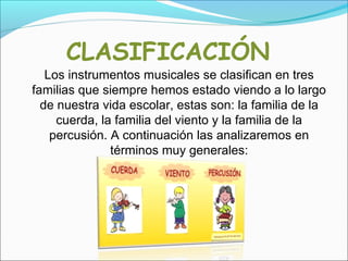 Presentación de los instrumentos musicales | PPT | Music | Entertainment
