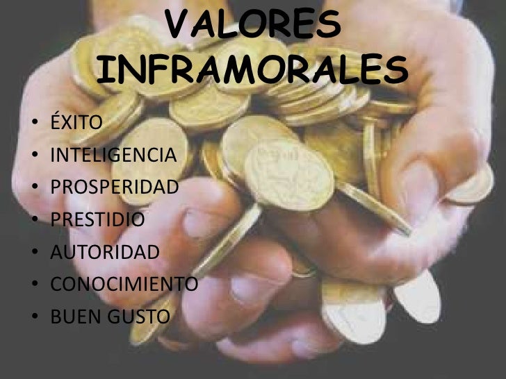 Presentacion de los valores