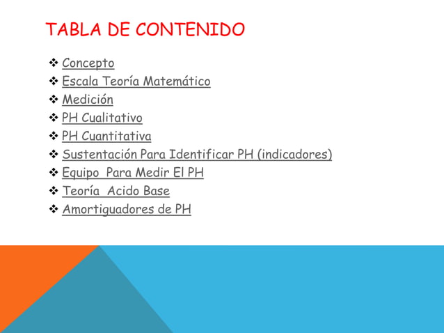 Presentacion del ph | PPTX
