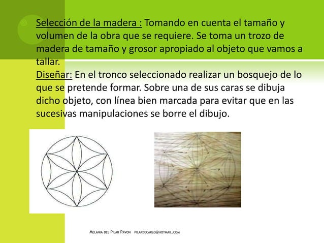 Presentacion del tallado en madera 2 | PPTX