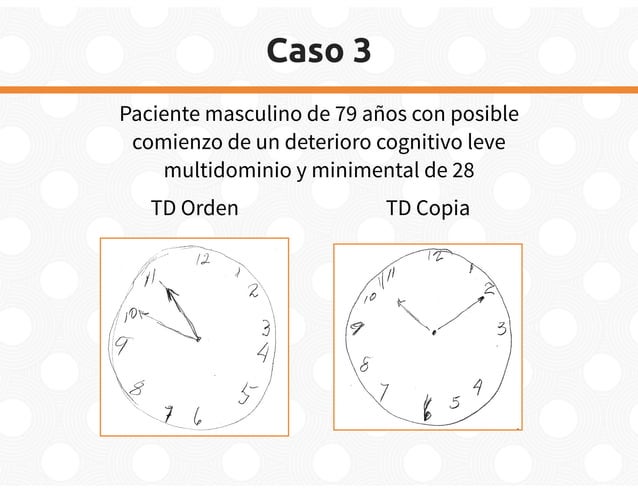 Presentación del test del reloj