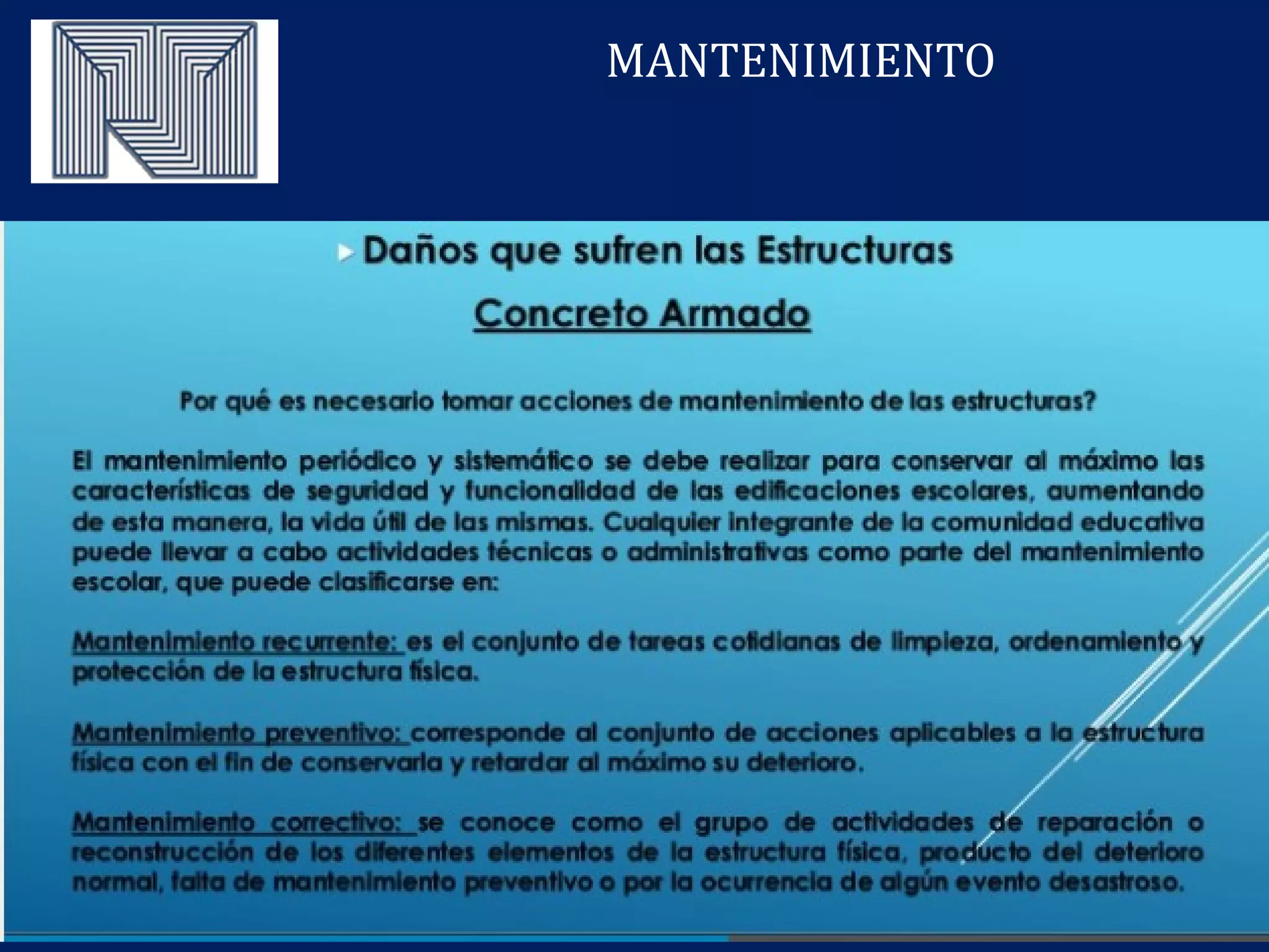Presentacion de mantenimiento en edificios genesis | PPT