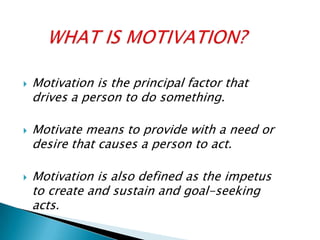 MOTIVATION | PPTX