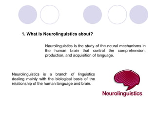 Neurolinguistics Workshop | PPT