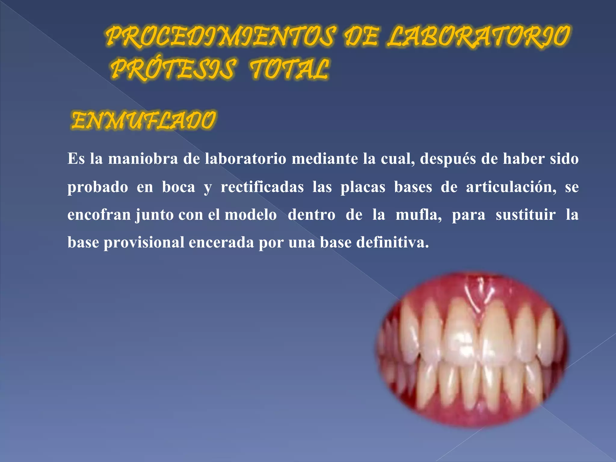 Presentacion de procedimiento de encerado, enmuflado, acrilizado en ...