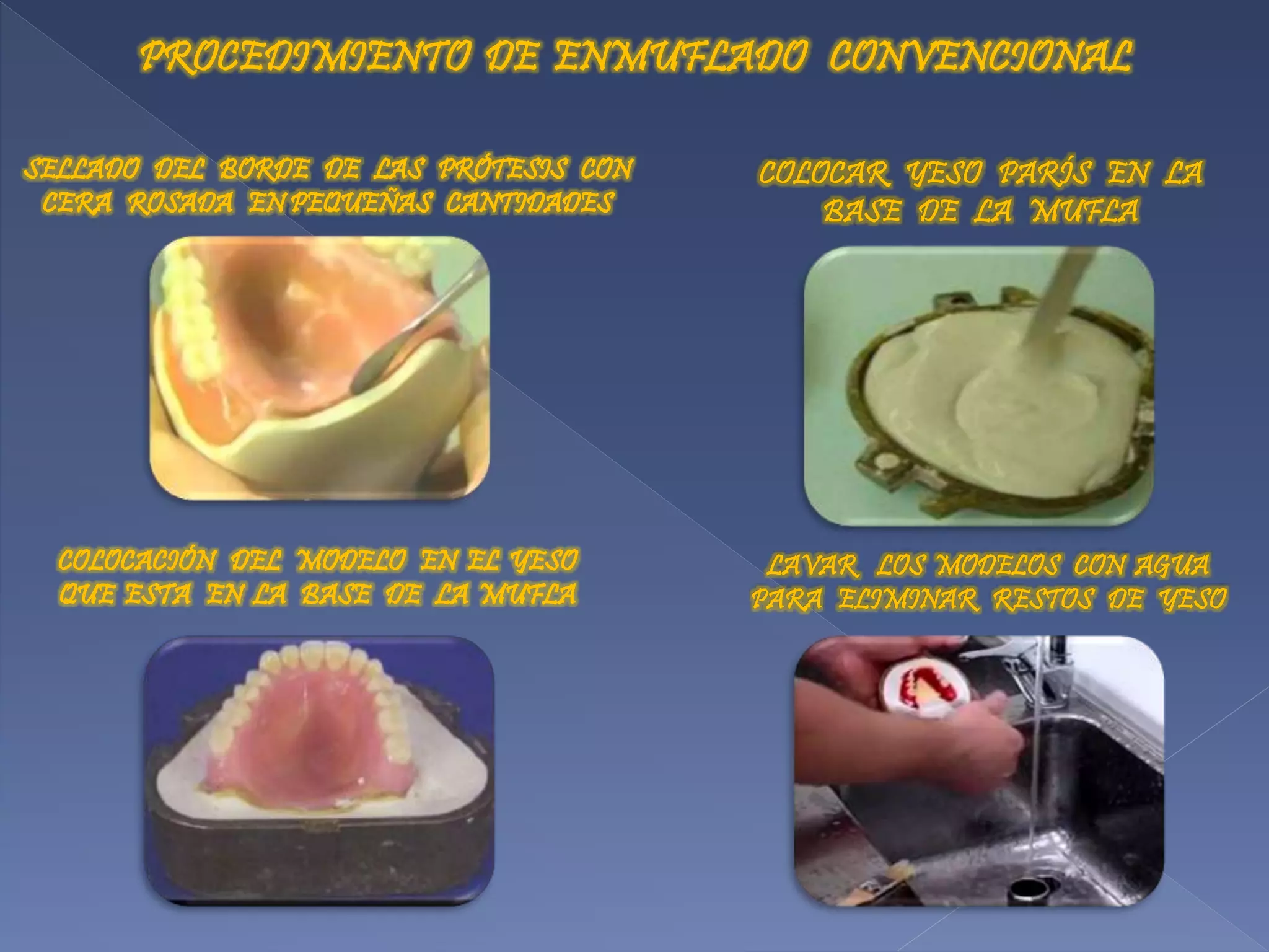 Presentacion de procedimiento de encerado, enmuflado, acrilizado en ...