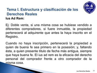 Presentacion derechos reales uasd | PPTX