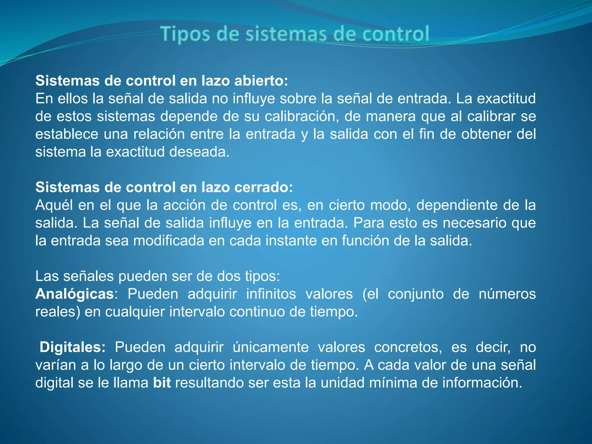 Presentacion de sistemas de control automaticos | PPTX