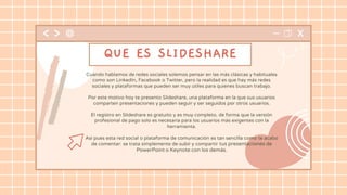 Presentación de SlideShare | PPTX