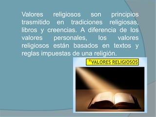 VALORES RELIGIOSOS | PPTX