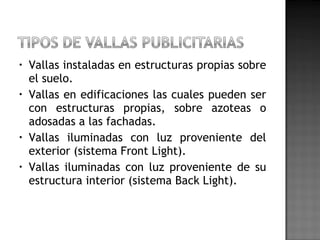 Presentacion De Vallas | PPT