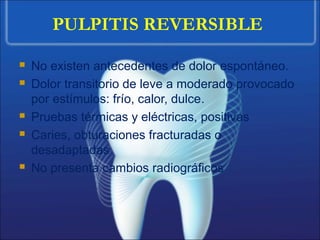Presentacion diagnostico pulpar | PPT