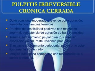 Presentacion diagnostico pulpar | PPT