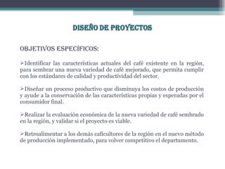 Presentacion diseño de proyectos | PPT