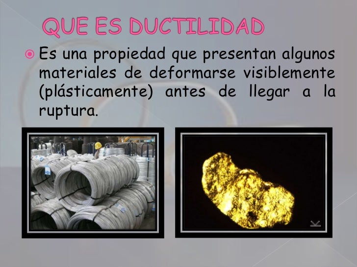 Exemplos De Ductilidade