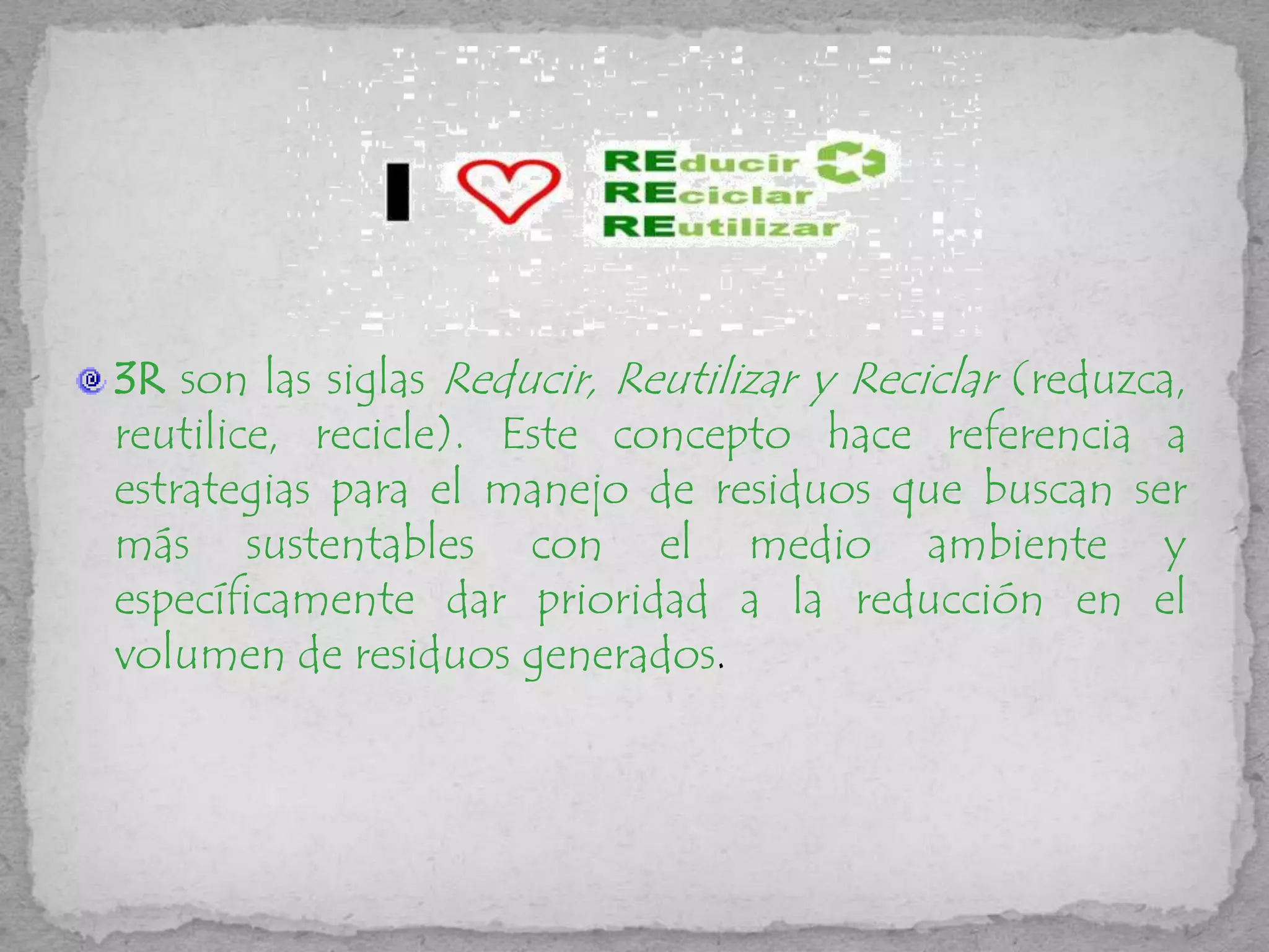 las tres r de la ecologia | PPT