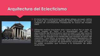 Presentacion eclecticismo | PDF