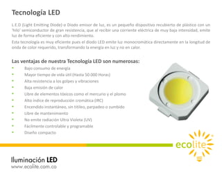 ecolite Iluminacion LED | PPTX