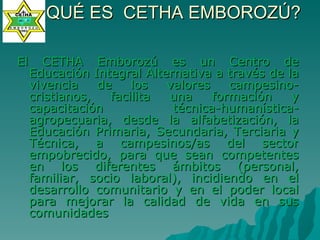 Presentacion Educación Cetha | PPT