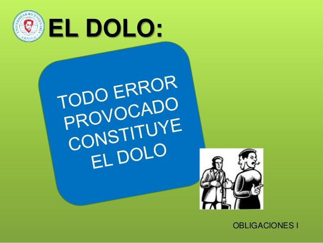 Presentacion el dolo