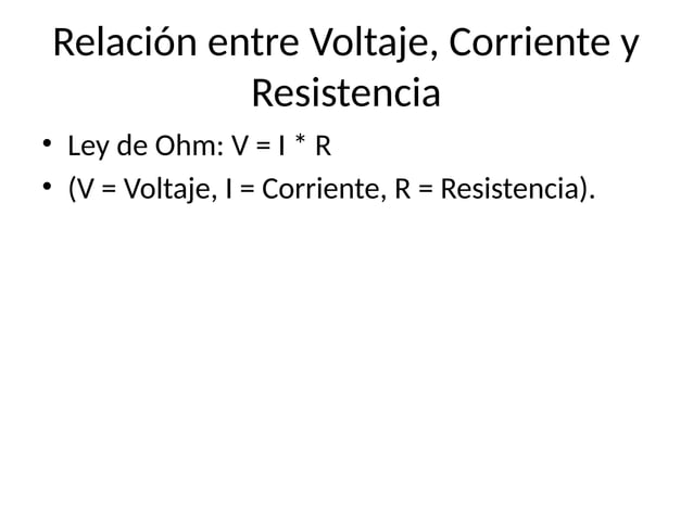 Presentacion de luz eléctrica su voltaje y descripción | PPTX