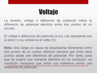 Presentacion electricidad basica | PPT