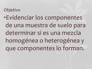 Presentación el suelo | PPTX