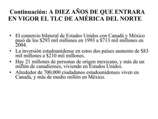 Presentacion El Tratado De Libre Comercio (Tlc) | PPT