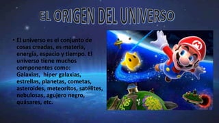 Presentacion el universo | PPTX