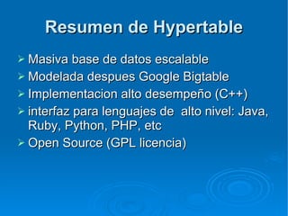 Bases de datos avanzado NOSQL | PPT
