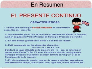 Presente Progresivo | PPTX