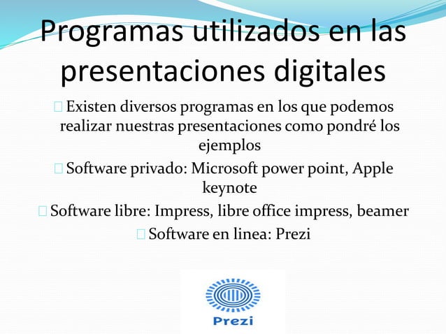 Presentaciones digitales | PPTX | Technology & Computing